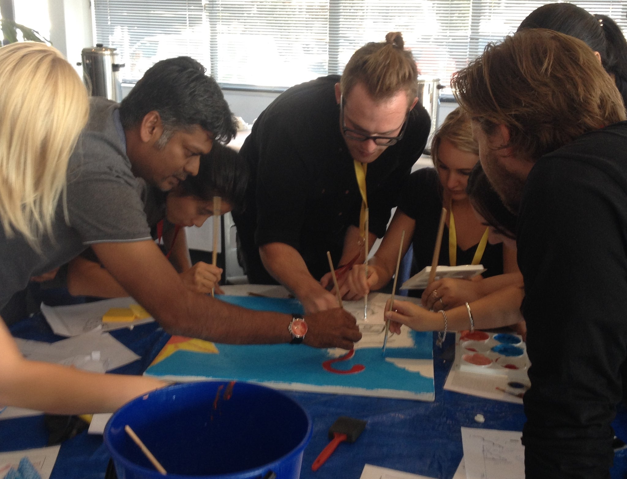 Primary Colours indoor team building exercise by CluedUp